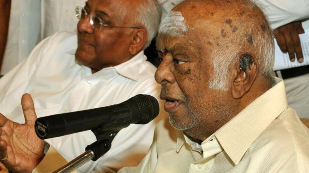 M.A.M Ramaswamy publicly disowns adopted son - The Hindu